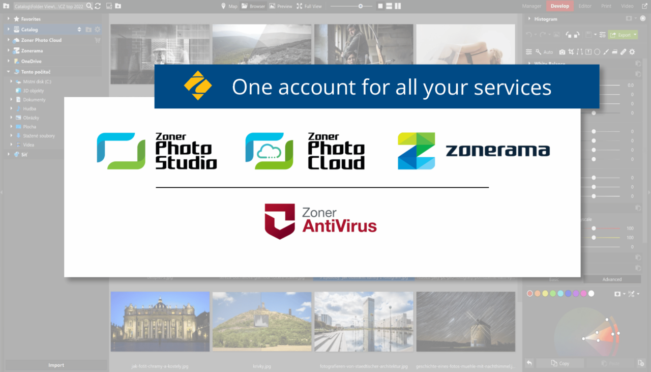 Your Zoner Account | Learn Photography by Zoner Studio