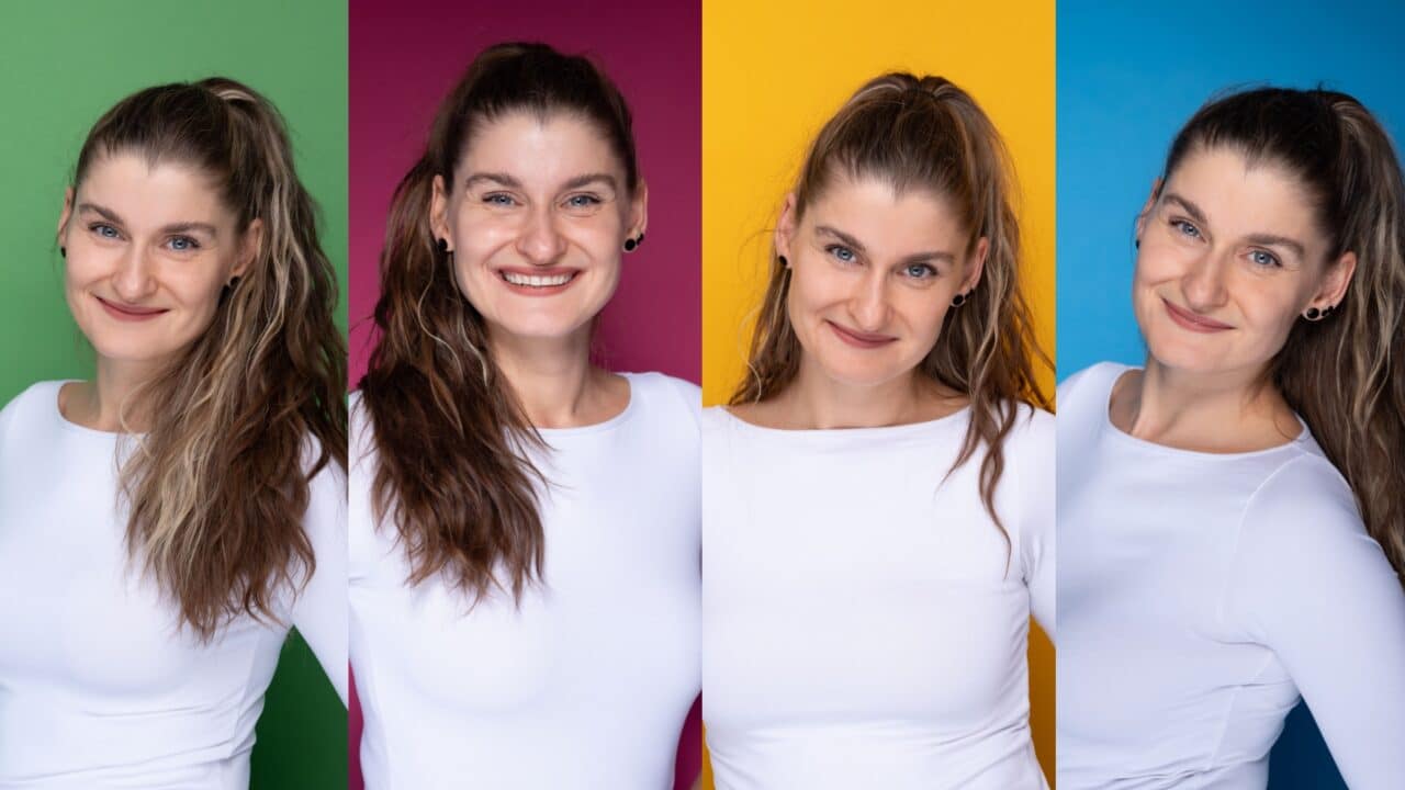 How Background Color Affects Complexion Our 10-Shade Test | Learn ...